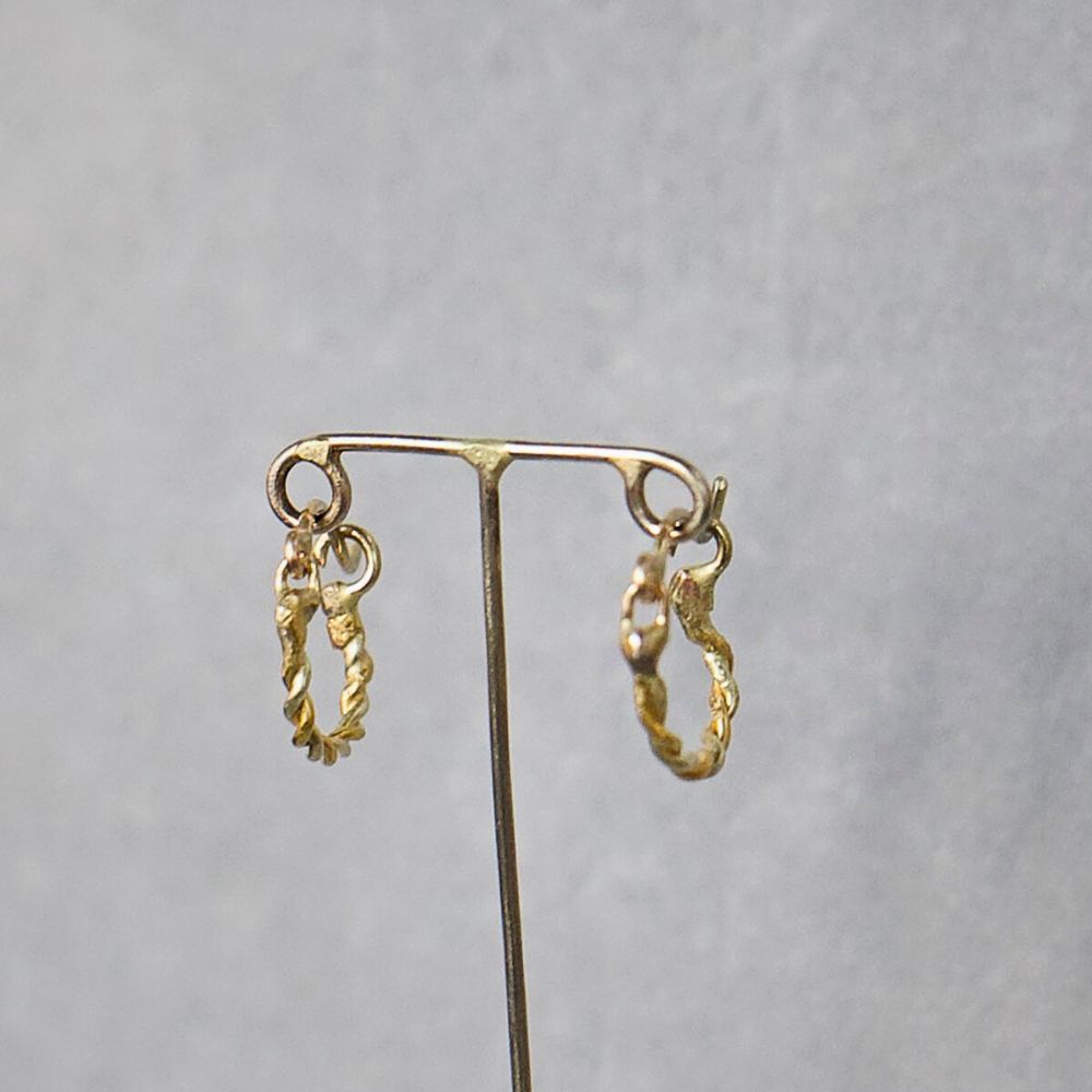 24k Gold Small Hoops - Variance Objects