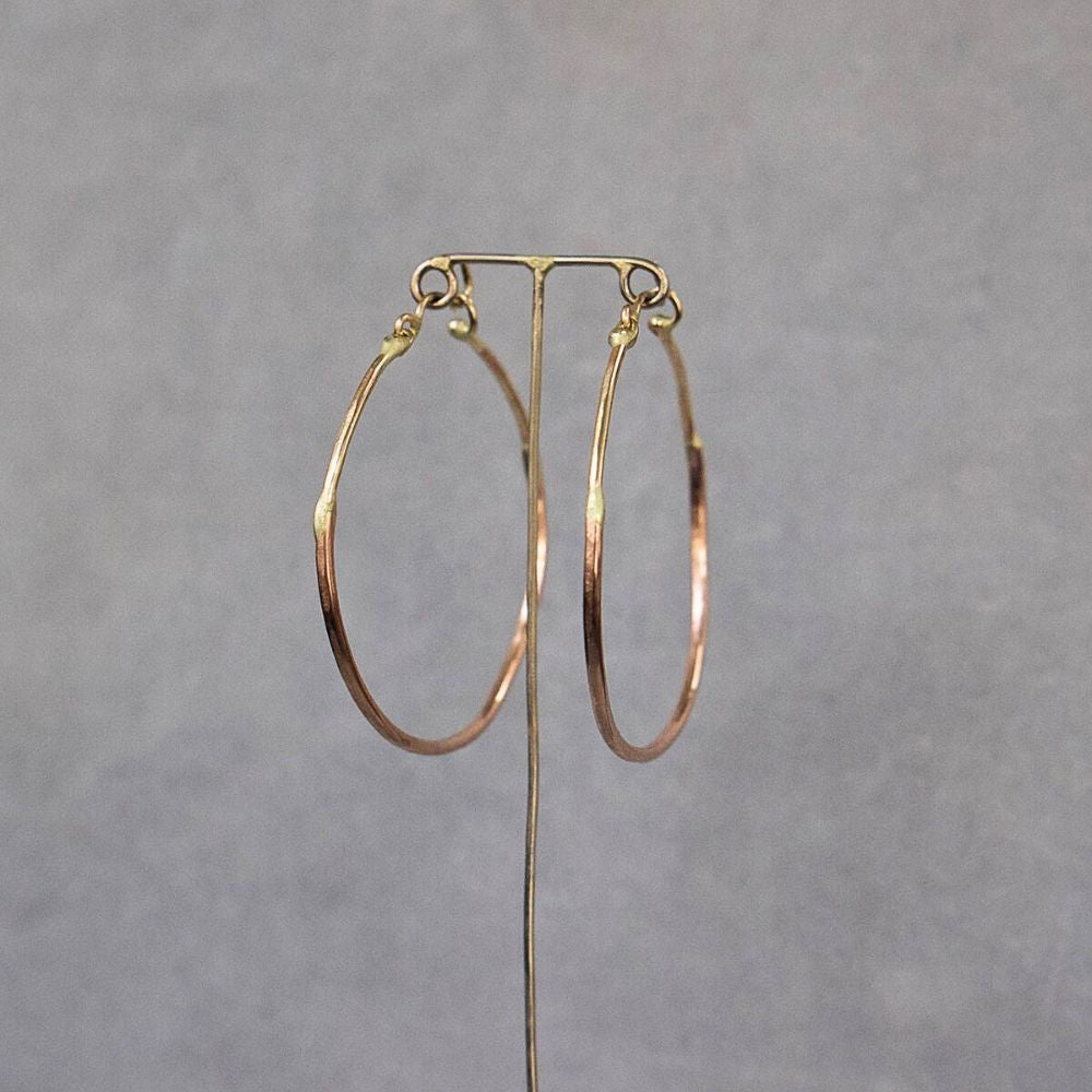 24k Gold Small Hoops - Variance Objects