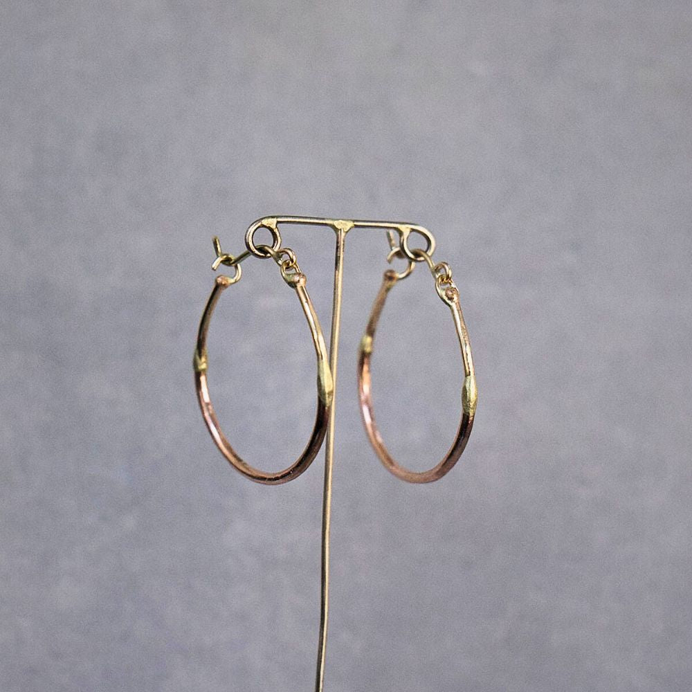 24k Gold Small Hoops - Variance Objects