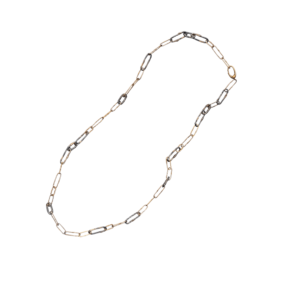Mixed Metal Heavy Link Chain